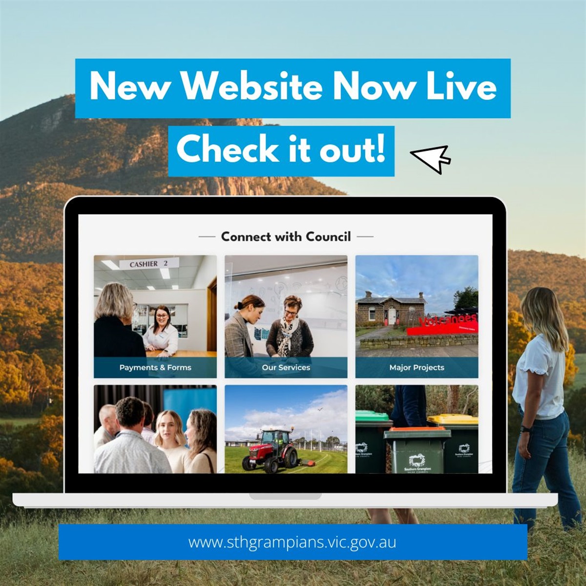 Fresh New Look for Council Website Southern Grampians Shire Council